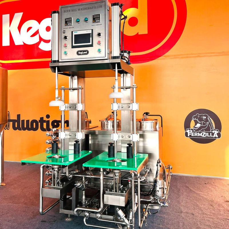 Fully Automated Commercial 2 Head Combination Keg Washer and Cleaner ...