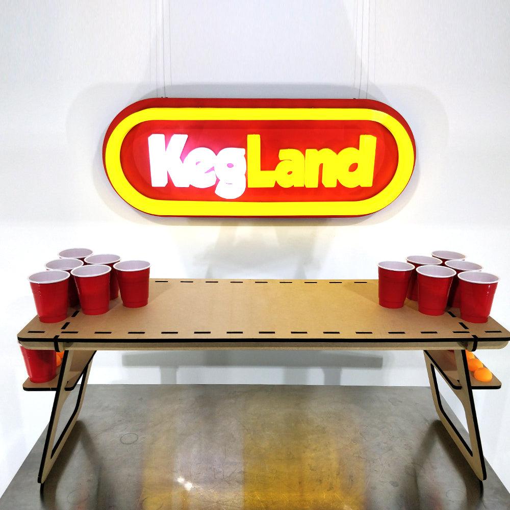 KegLand | Beer Pong Table 40cm x 105cm - MDF