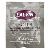 Lalvin - EC-1118 Yeast x 5g - Wine / Sparkling / Champagne / Cider ...