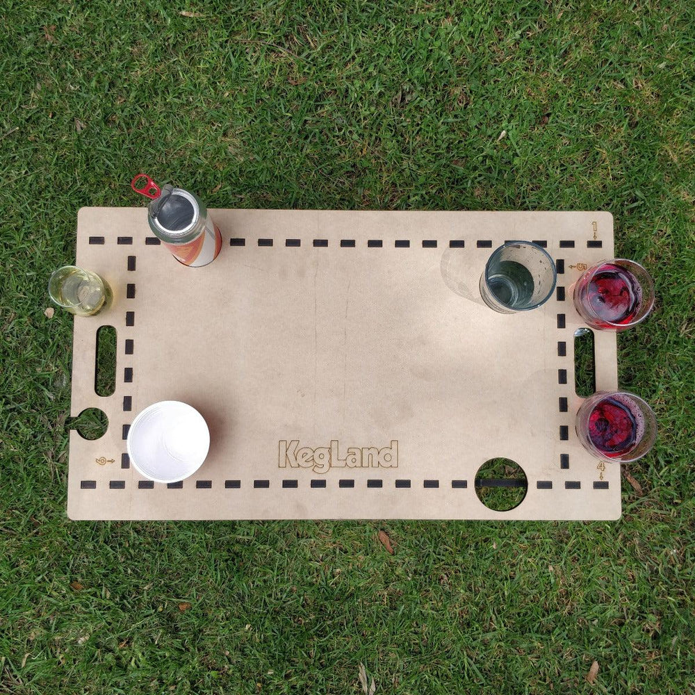 Mini Folding/Foldable Summer Picnic Table - Great for Outdoor Picnics ...