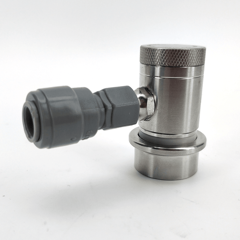 Machined Stainless Ball Lock Disconnect - MFL Threaded (Grey/Gas)