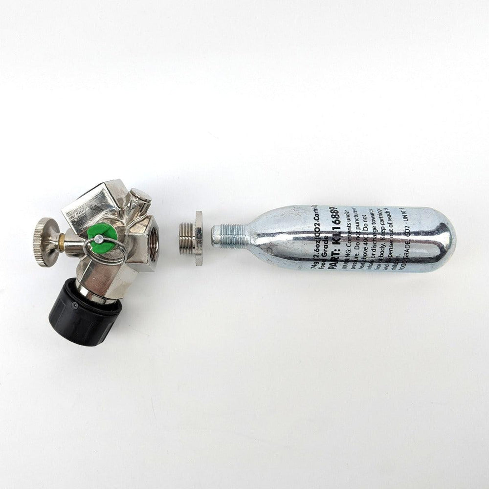 Mini Core 360 Adaptor for 74gram Cartridge/Bulb (CGA320 Male x 5/8 ...