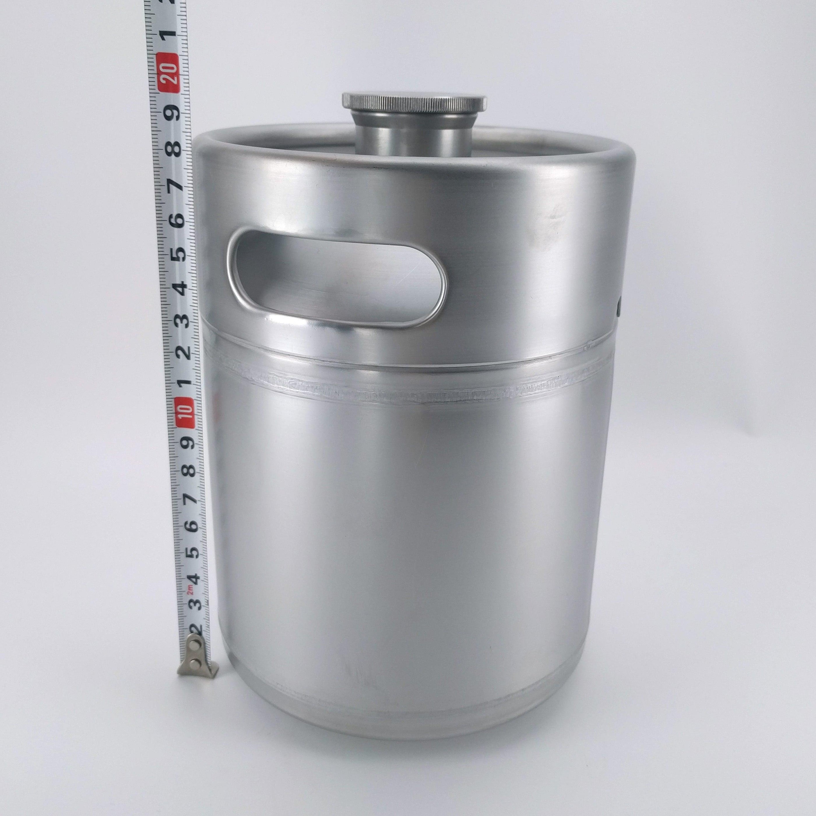 2L Stainless Steel Mini Keg | KegLand | 5 Year Warranty