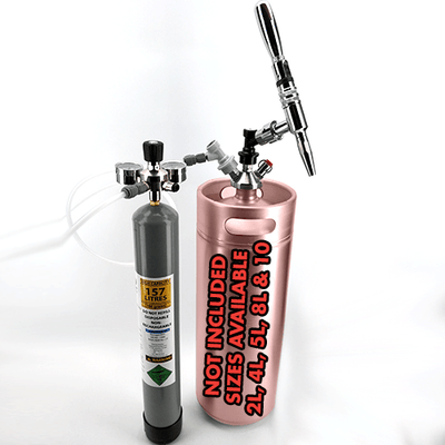 Cold Brew Coffee / Espresso Martini Cocktail Mini Keg Nitro Tapping Kit