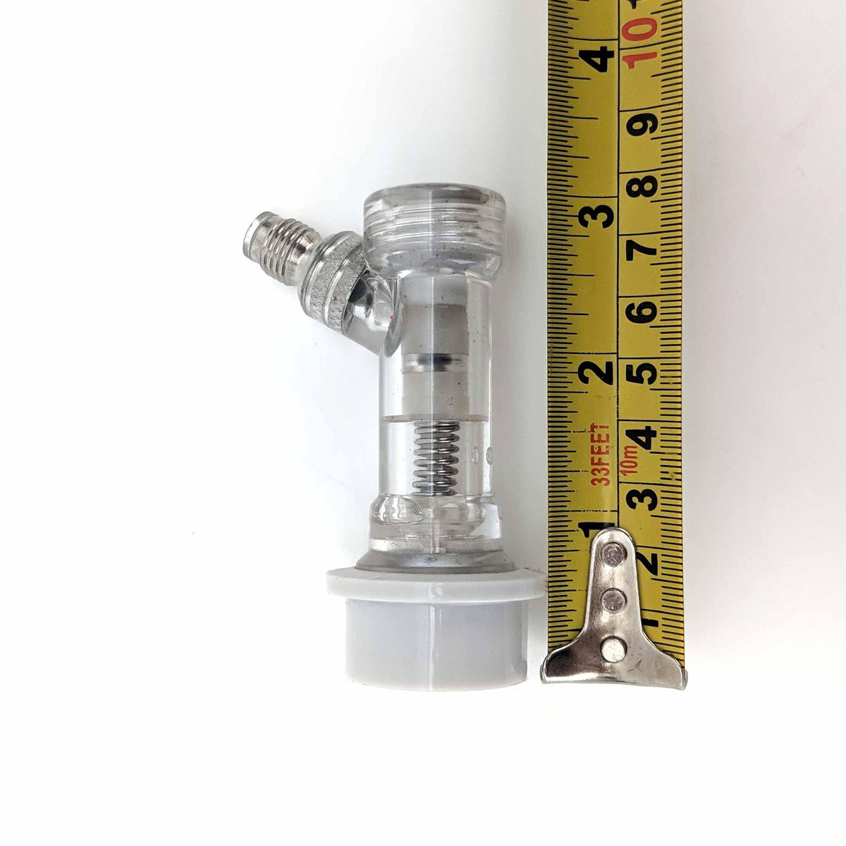 Premium Ball Lock Disconnect MFL (Grey/Gas) - With Integrated Check Valve
