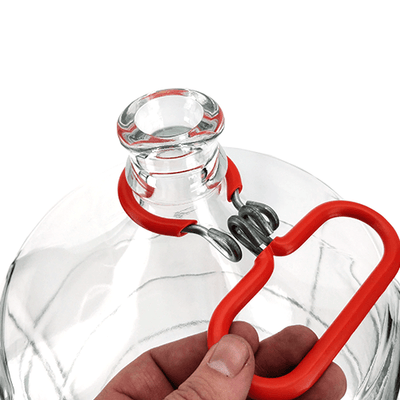 Red Carry Handle for 23L Carboy - Italian Glass Fermenter