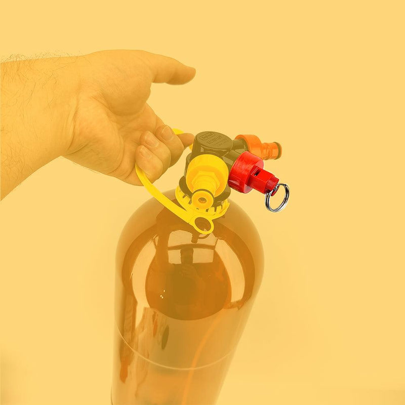 Red PRV 1881 Cap Combo (35psi/2.5bar)