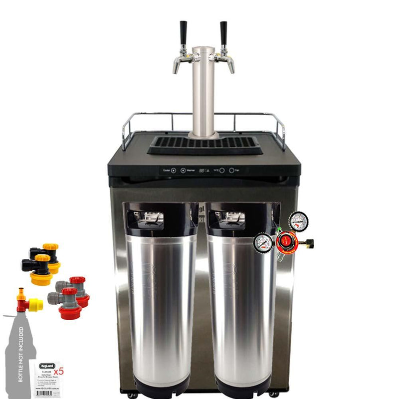 Two Tap Series X.1 Kegerator - Homebrew Mega Pack