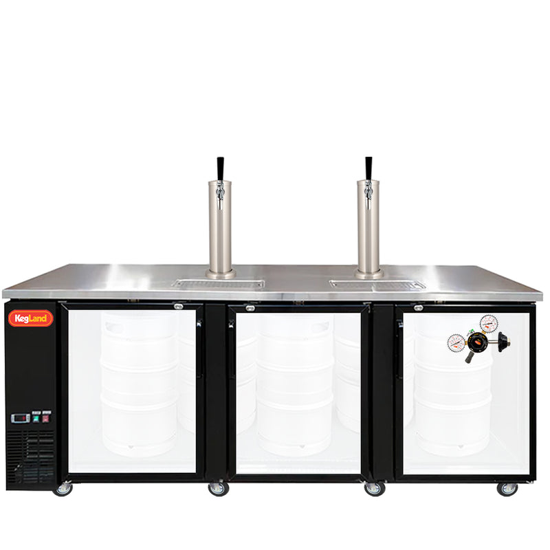 Build Your Perfect Grand Deluxe 3 |Commercial | Kegerator | 3 Door